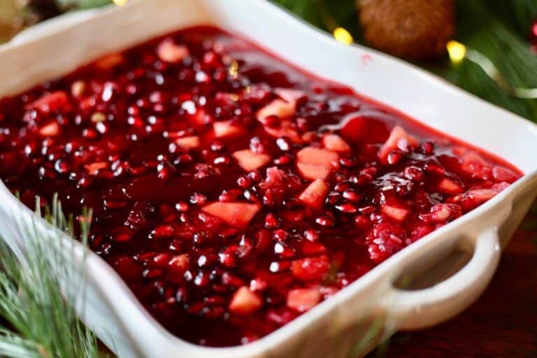 Easy Christmas Jello Salad Recipe - Farmhouse & Blooms