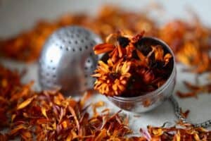 How To Make Calendula Tea: Calendula Tea Recipe | Farmhouse & Blooms